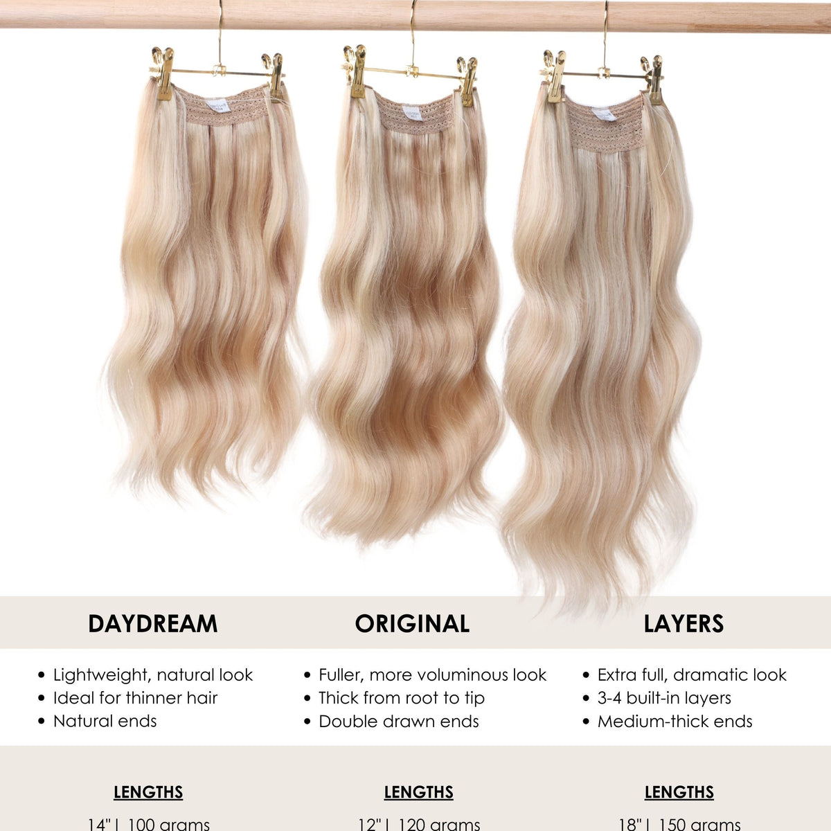 Hidden Crown Halo Hair Extensions