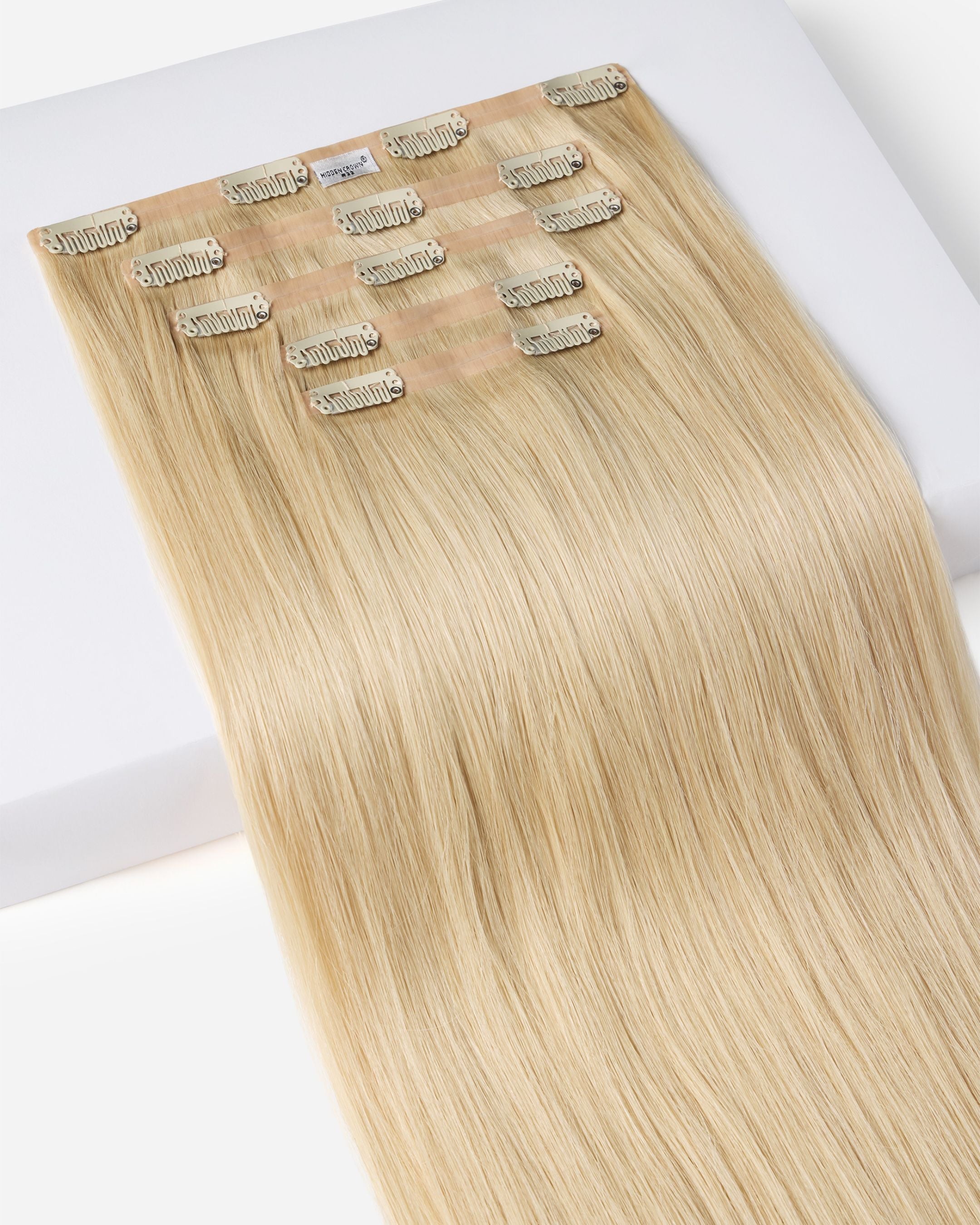 18" Crown® Clip In, Light Beige Blonde | #22 - ORIGINAL - Hidden Crown ...