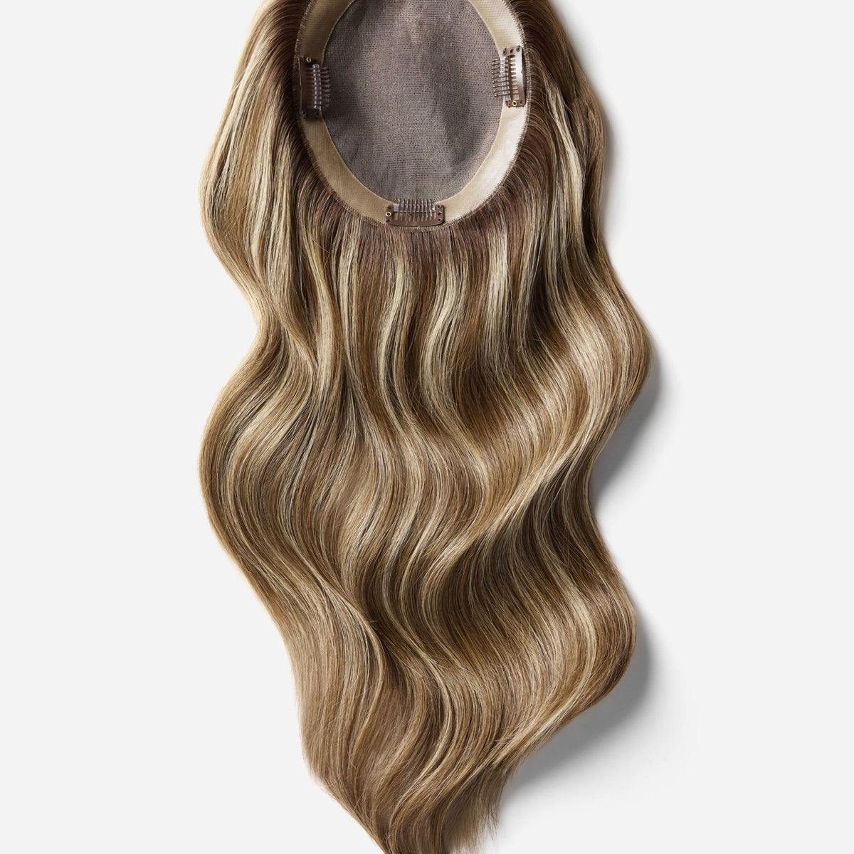 Crown Topper®, Medium Brown with Warm Highlights | #4/613 - Mini Topper ...