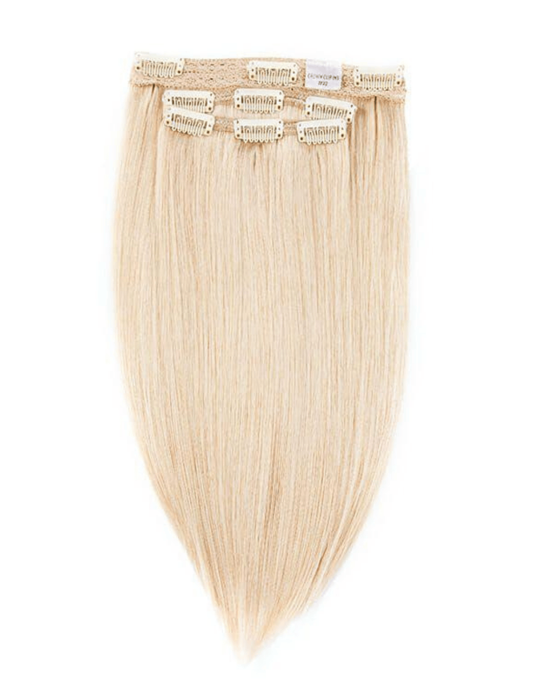Crown Clip Ins - Lightest Golden Blonde - 22 – Hidden Crown Hair Extensions