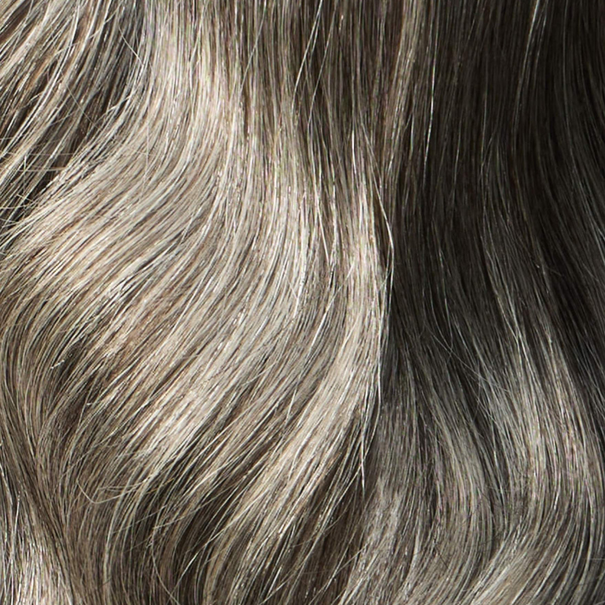 Flip-Up Clip, Light Gray | #G55 - 18 Inch - Hidden Crown Hair Extensions
