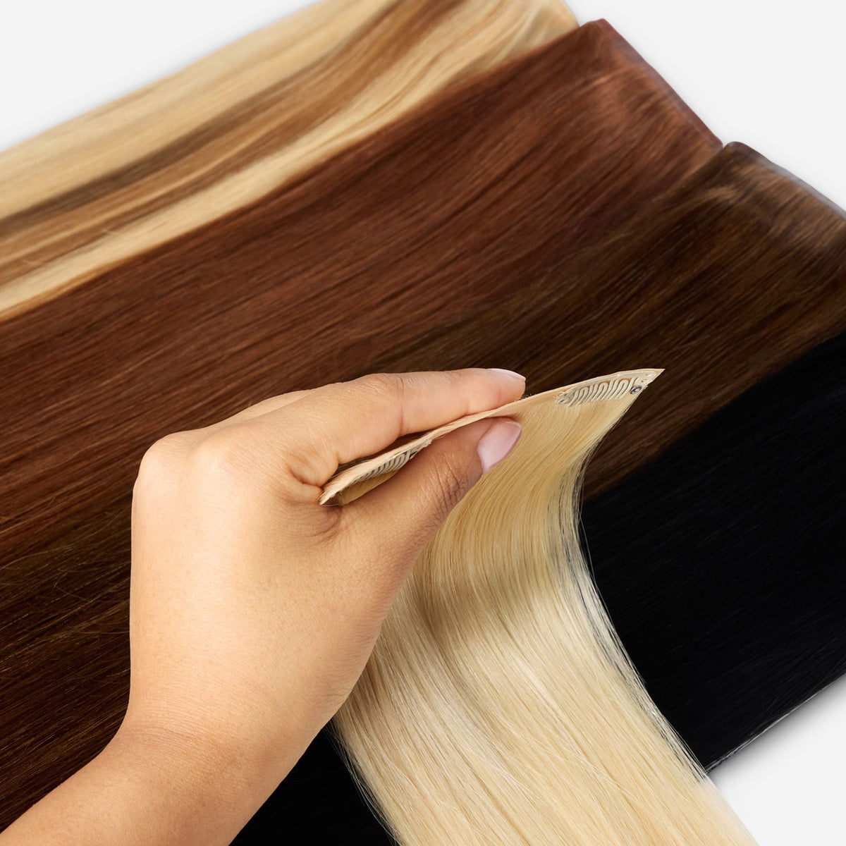 18" Crown® Clip In, Light Ash Brown With Deep Lowlights | #612 ...